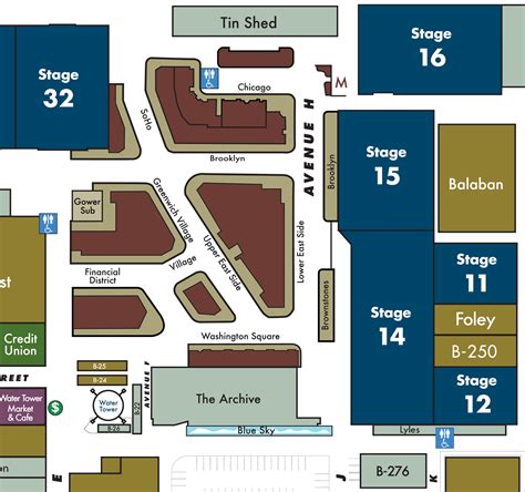 Paramount Studios Map Area Overview 1355 Third Street Promenade