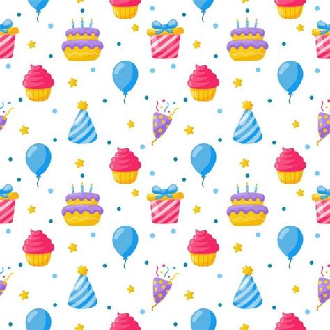 Fiesta celebración de patrones sin fisur Premium Vector Freepik vector patron comida