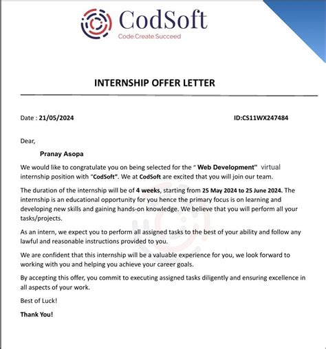 pranay asopa on linkedin webdeveloper intern codsoft
