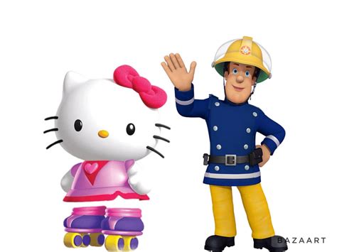Hello Kitty And Fireman Sam 3 By Firemanzahir On Deviantart