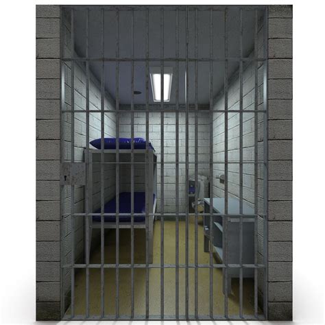 Jail Cell 3d Model 79 3ds Lwo Obj C4d Max Ma Free3d