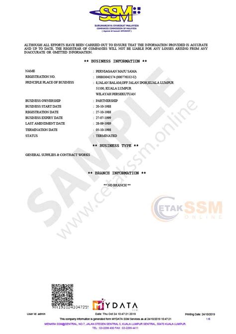Sample Ssm Documents With Ctc Reprint Ssm Online