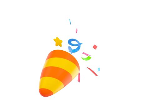 Party Popper Model Turbosquid 2233181