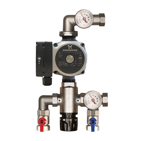 Grundfos Eup Pump With Thermostatic Mixing Valve Set Premium Ufh Pump