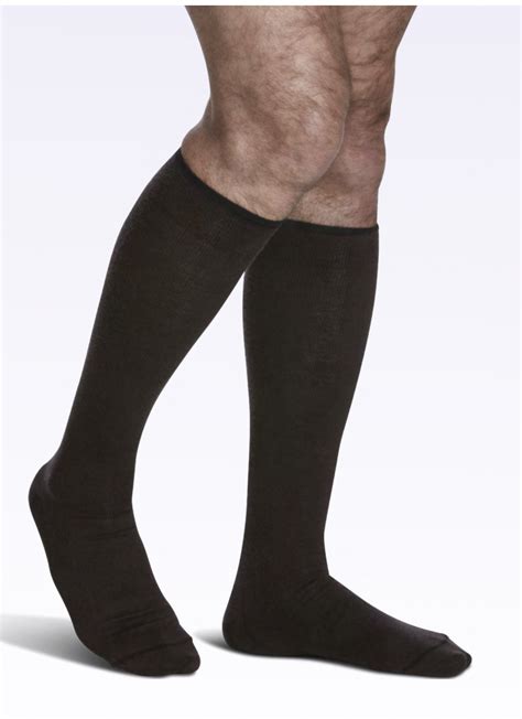 Sigvaris 222 Style Sea Island Cotton Medical Knee High Mens