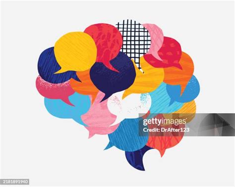 Speech Bubbles Forming Brain Concept High Res Vector Graphic Getty Images