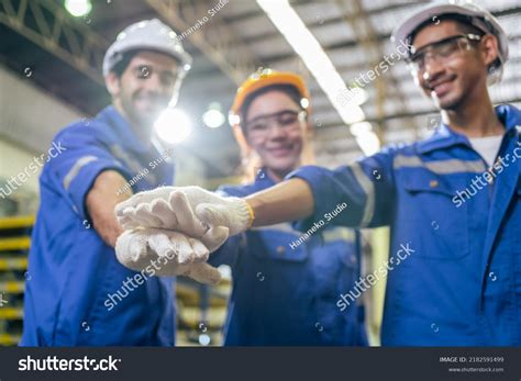 5 Thousand Group People Blue Collar Workers Royalty Free Images Stock