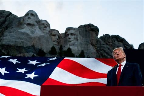 At Mt Rushmore And The White House Trump Updates ‘american Carnage