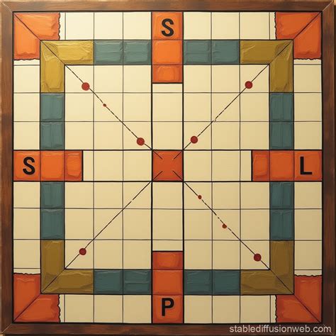 Square Board Game Design With A 15x15 Grid The Main Grid Area Should Be