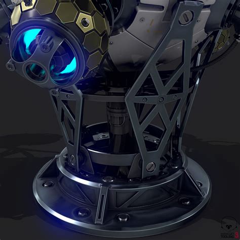 Sci Fi Nuclear Reactor 3d Model Turbosquid 1256628