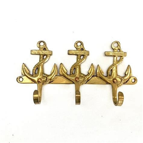 Solid Brass Hooks Etsy