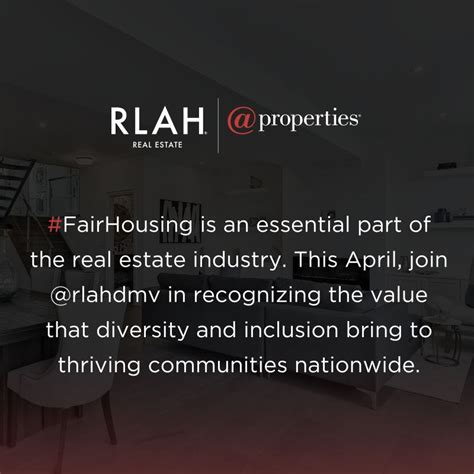 Rlah Properties Celebrates Fair Housing Month Rlah Properties