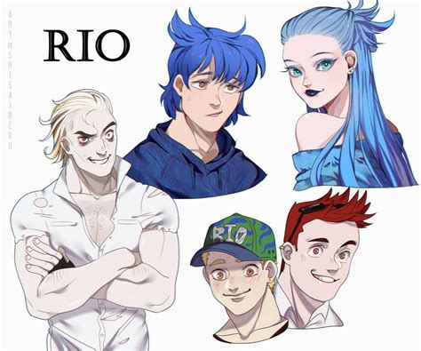 Rio Characters As Humans Printable Word Searches