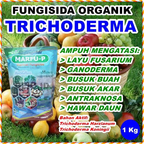 Jual Tricoderma Harzianum 1 Kg Bio Fungisida Hayati Pupuk Organik Marfu