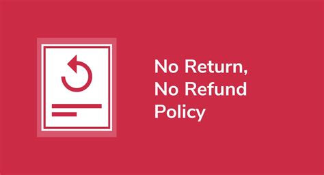 No Return No Refund Policy Privacy Policies