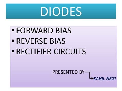 DIODES SN.pptx