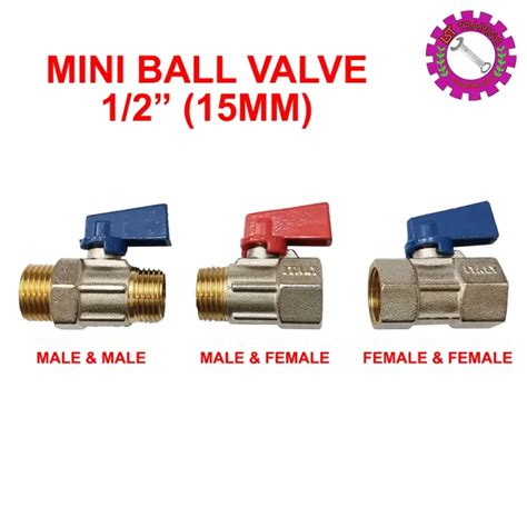MINI BALL VALVE MALE MALE VALVE MALE FEMALE VALVE FEMALE FEMALE VALVE VALVE BETINA