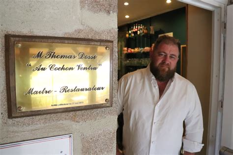 Thil Sur Arroux Thomas Dossi Emblématique Chef Cuisinier Du Cochon Ventru Nest Plus