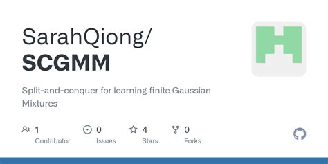 Github Sarahqiongscgmm Split And Conquer For Learning Finite Gaussian Mixtures