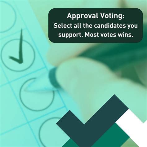 What Is Approval Voting The Center For Election Science The Center