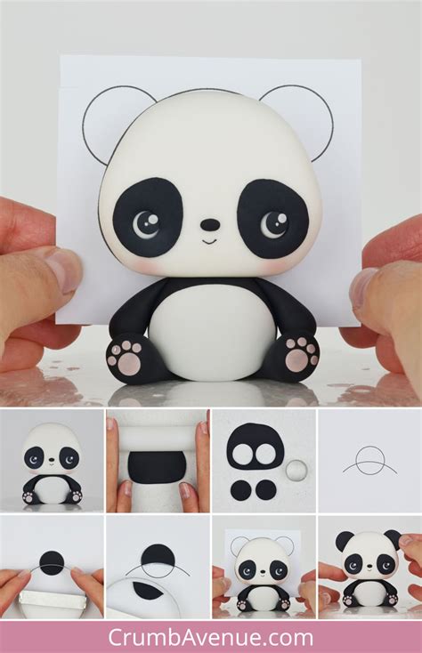 How To Make A Panda Cake Topper