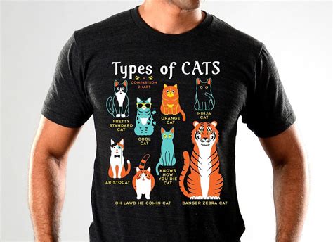 Types Of Cats Limited Edition Tri Blend From Snorgtees Day Of The Shirt