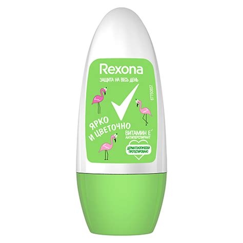 Антиперспирант роликовый Rexona Ярко и цветочно - «Дезодорант для ...