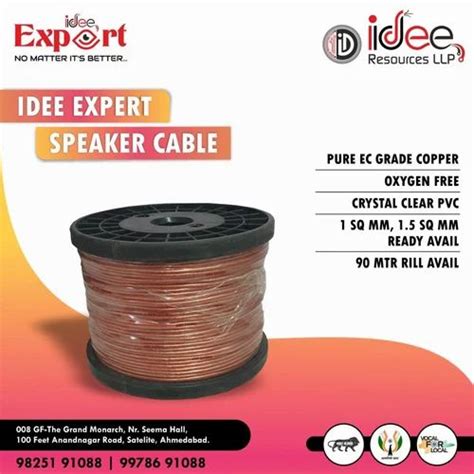 Oxygen Free Copper Speaker Cable At ₹ 2450meter Loudspeaker Cable In