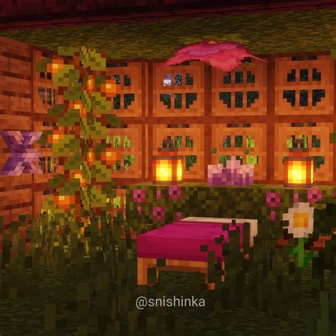 Minecraft Fairy Room 🌸 House Desing Decoration Princess Magic Aesthetic