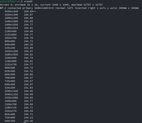 can t create new custom resolution on wayland fedora discussion