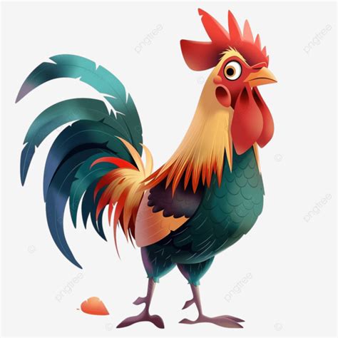 向量卡通公雞素材 公雞 卡通片 卡通公鸡png去背圖片素材免費下載，免摳圖設計圖案下載 Pngtree
