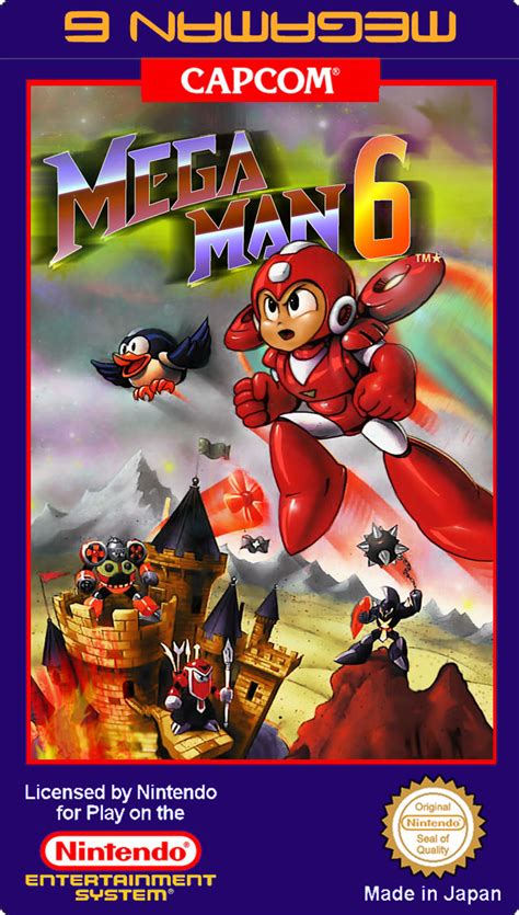 Megaman 6 Nes Custom Label By Nio107 On Deviantart