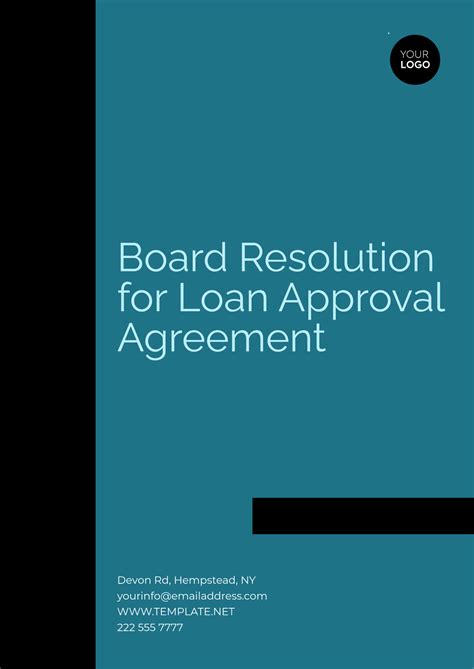 Free Board Resolution For Ratification Of Agreement Template To Edit Online