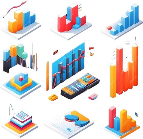 Premium Ai Image Chart Illustration Collection Infographic Vector Set