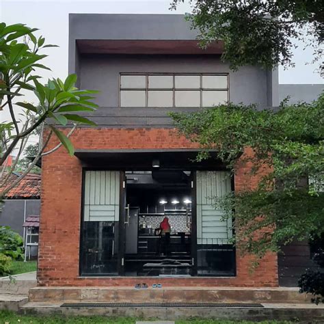 8 Inspirasi Model Teras Rumah Bata Ekspos Yang Aesthetic