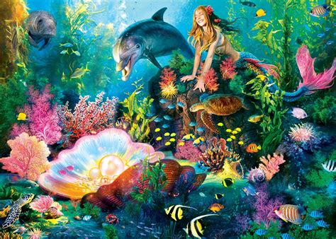Masterpieces 500 Piece Secrets Of The Deep Hidden Image Glow