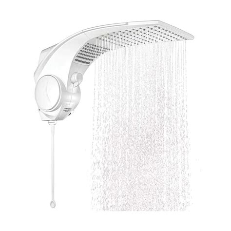 Chuveiro Duo Shower Quadra Branco Lorenzetti