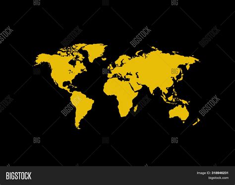 World Map Illustration Image And Photo Free Trial Bigstock