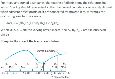 Solved For Irregularly Curved Boundaries The Spacing Of