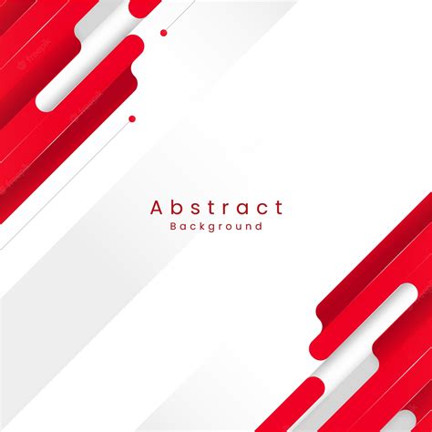 Premium Vector Modern Abstract Red And White Background