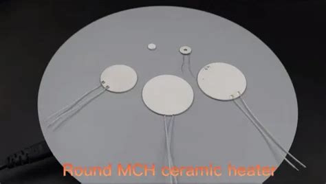 Low Voltage Round Alumina Ceramic Disc Heater For Electric Appliance Ceramic Heating Element