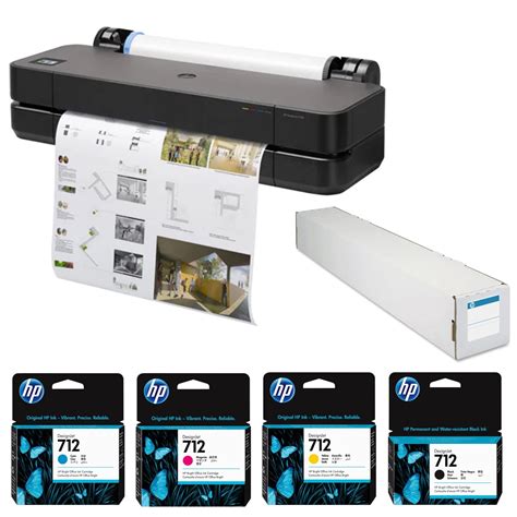 Hp Designjet T230 24 Wireless Large Format Color Thermal Inkjet Plotter Printer 2025 Edition