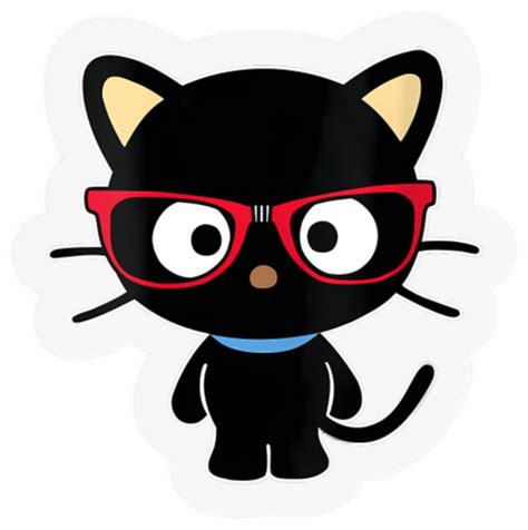 Wos Chococat Nerd Glasses Stickers Sold By Gage19672375 Sku 169783915