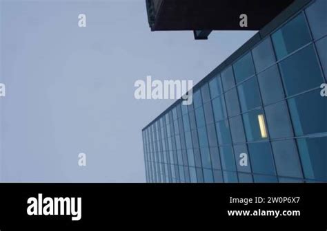 Worms Eye View City Glass And Steel Buildings Stock Videos And Footage