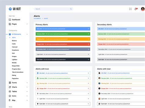 alerts ui design by bala ux on dribbble