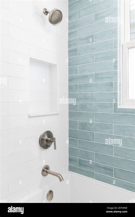Blue And White Tile Shower 35 Stunning Subway Tile Bathroom Ideas