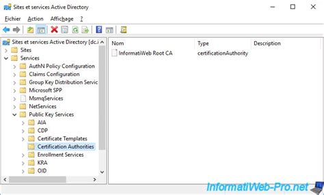Install And Configure A Root Certificate Authority Ca And A Secondary Ca On Windows Server