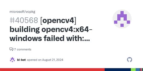 Opencv4 Building Opencv4x64 Windows Failed With Buildfailed