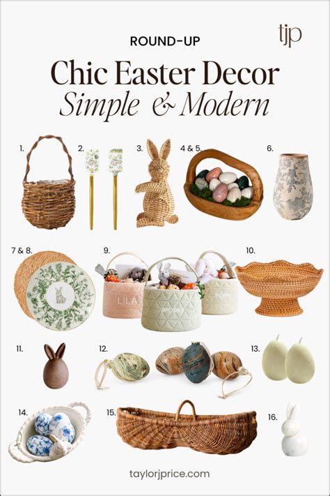 Chic Easter Decor For Spring Simple And Neutral