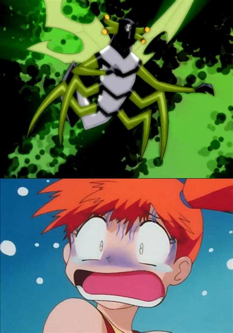 Misty Is Scared Of Stinkfly By Kabutopsthebadd On Deviantart